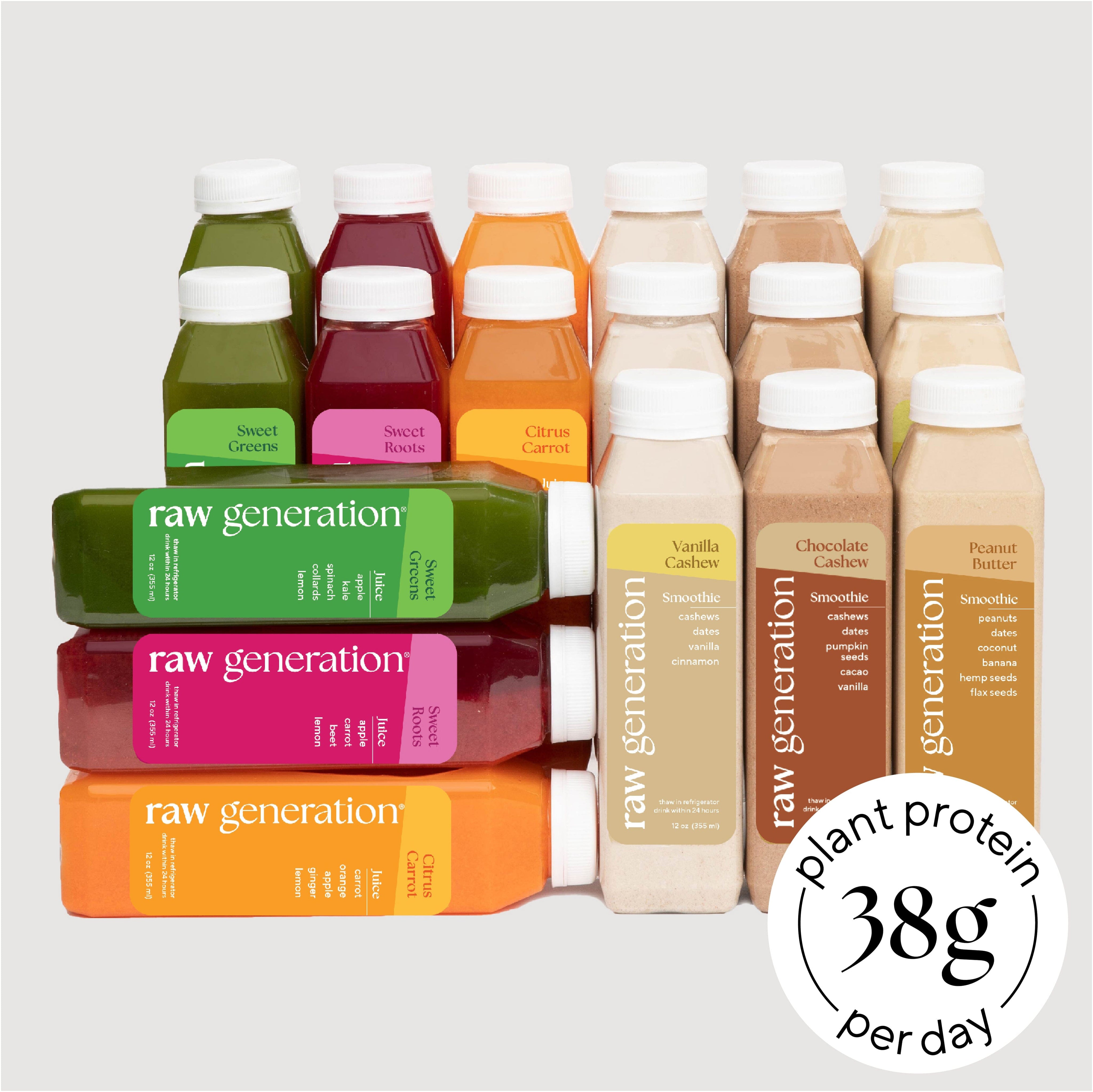 Protein Cleanse with Cold-Pressed Juice and Smoothies – Raw Generation ...