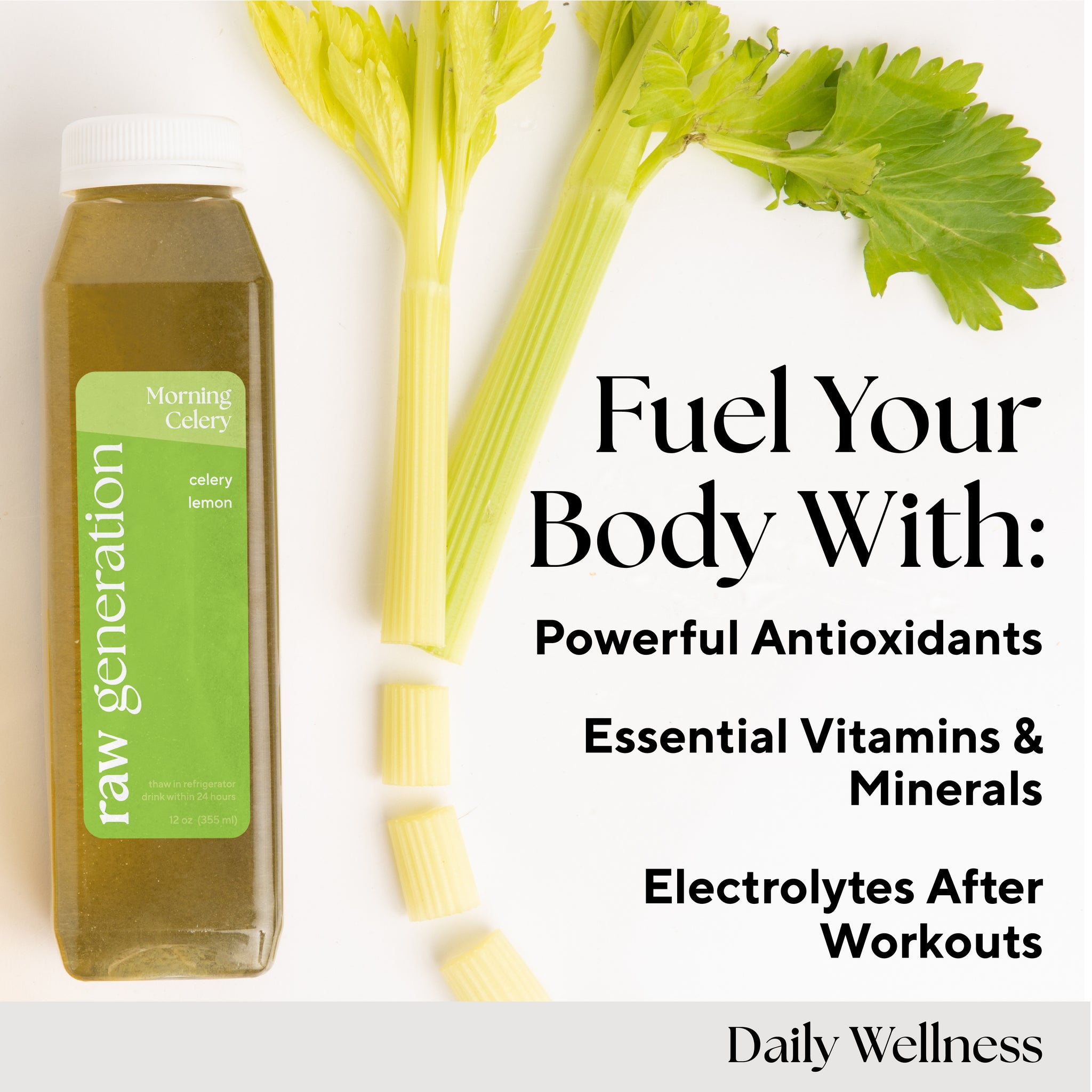 Celery Juice Packs - 18 & 30 Count | Raw Generation – Raw Generation, Inc.